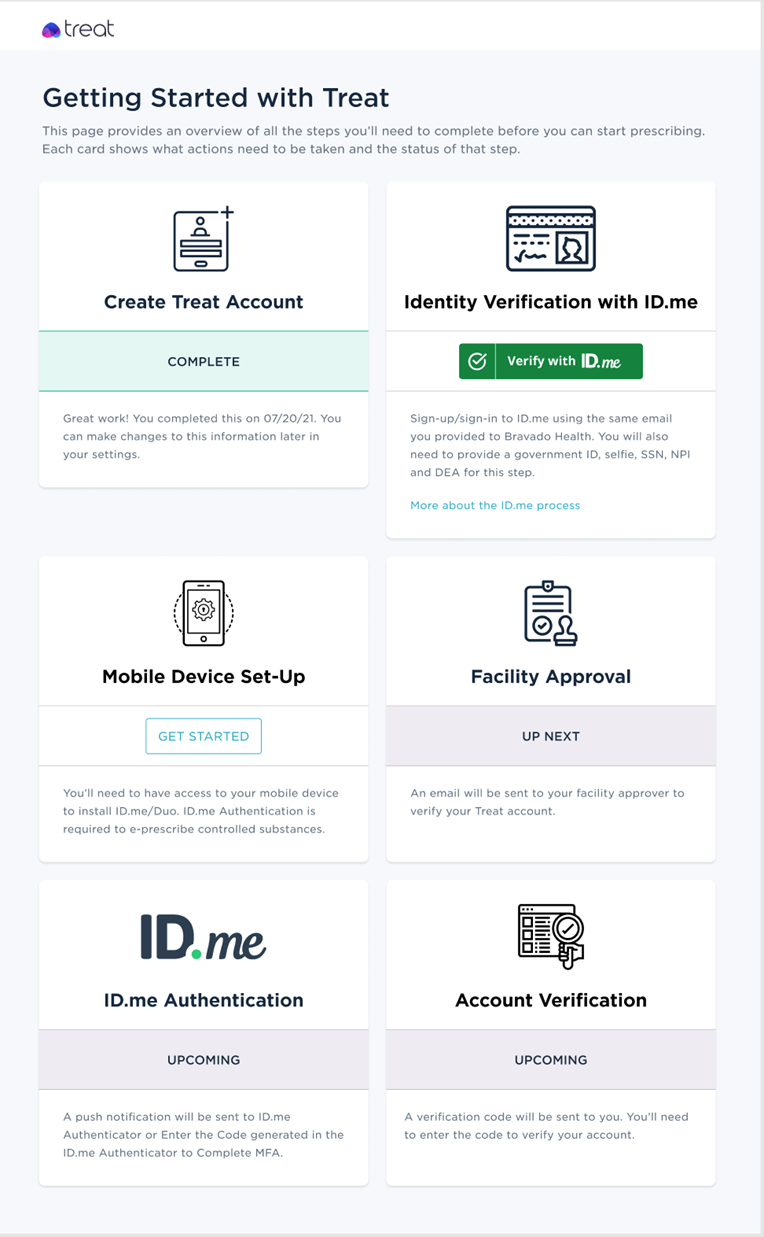 Treat - Getting Started Prescriber Onboarding
