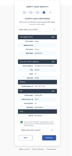 Treat - Identity Verification with ID.me