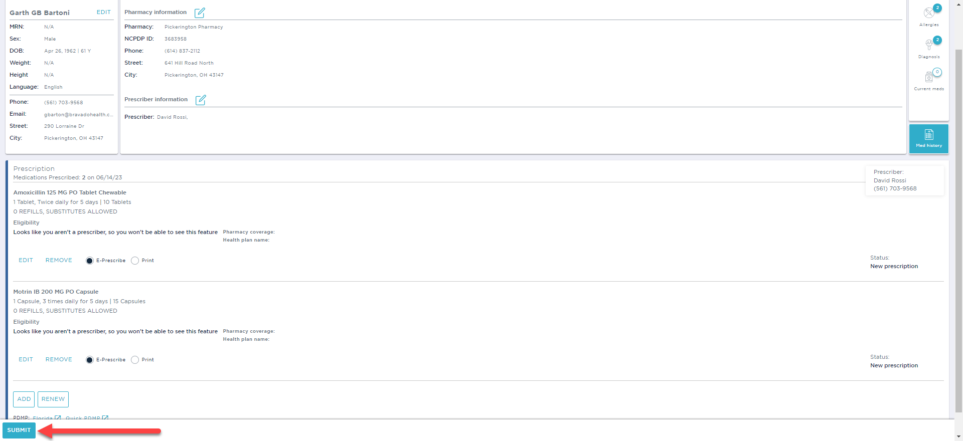 Treat - How to Prescribe