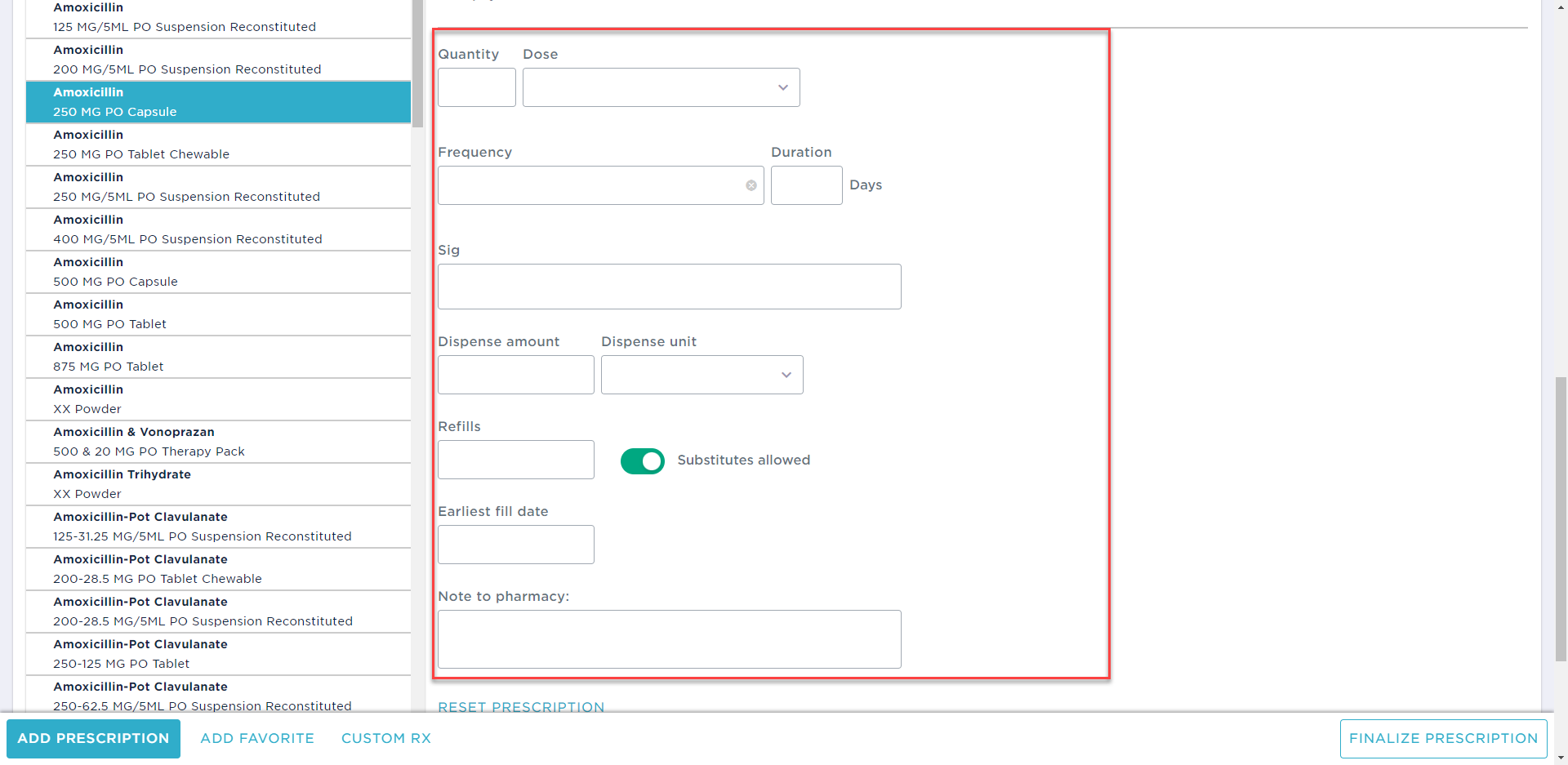 Treat - How to Prepare a Prescription Order